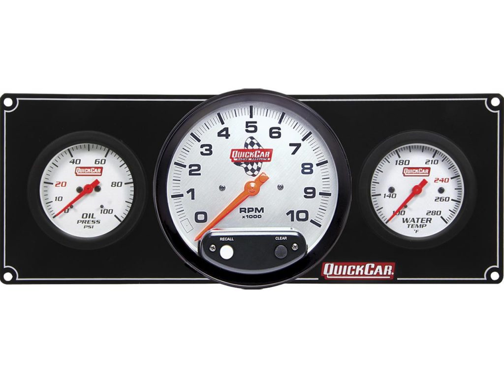 QuickCar Extreme Gauge Panels with 5″ Tach – Dirt Track Supply